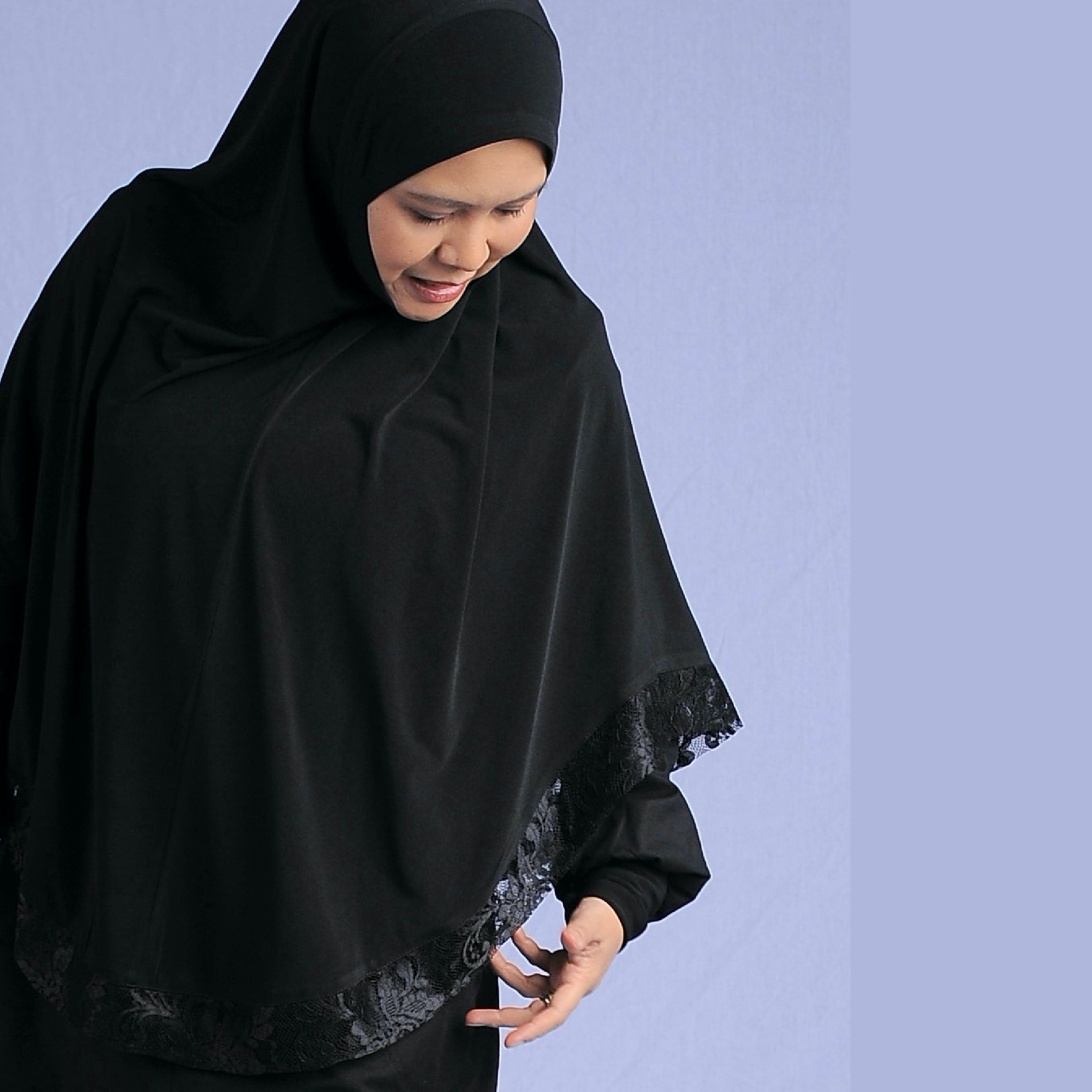 Tudung Lace Border – Munawwarah Design Sdn Bhd